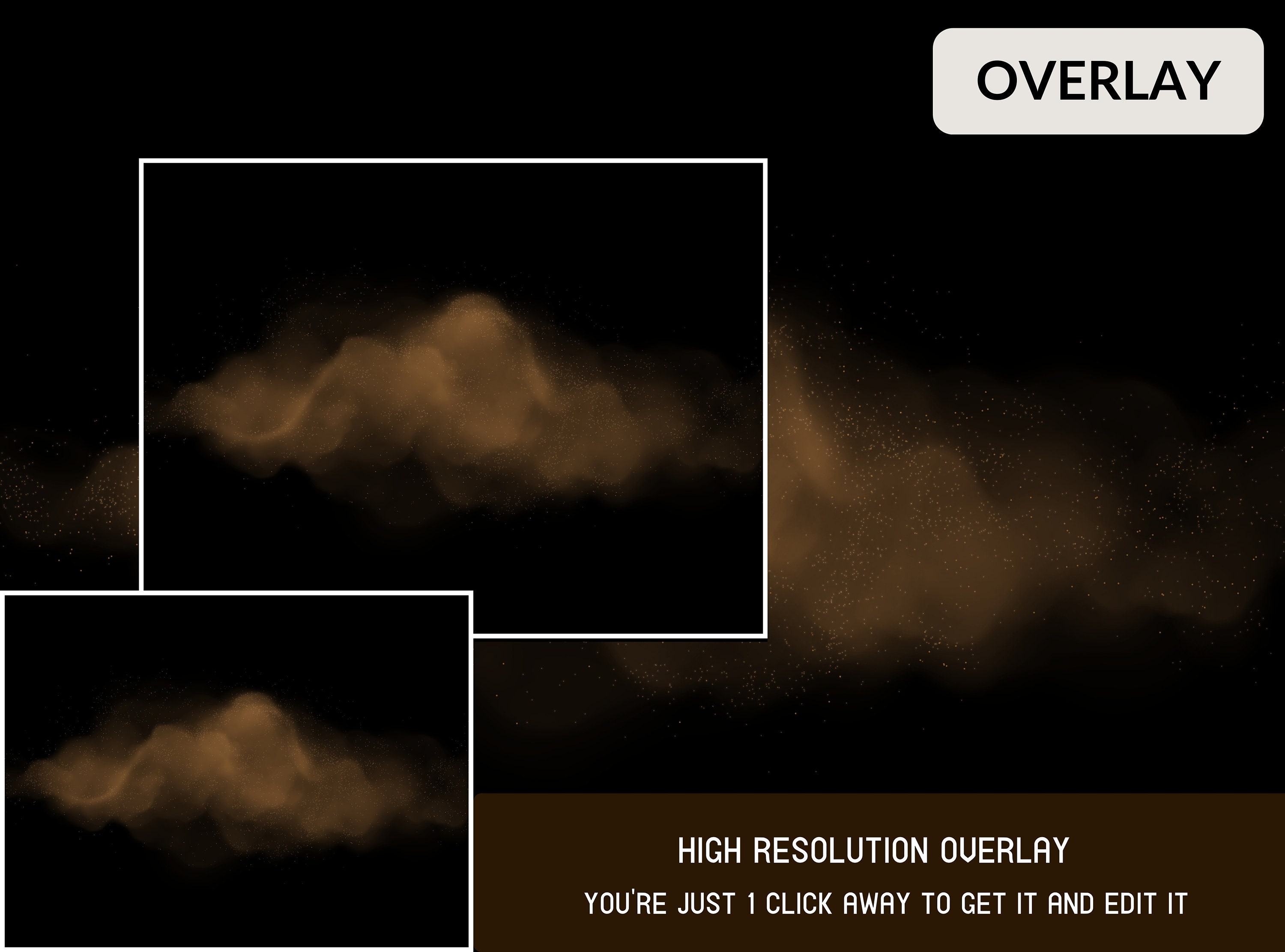 Brown Fog and Smoke Overlays, Mist Textures for Photoshop, Royal ...