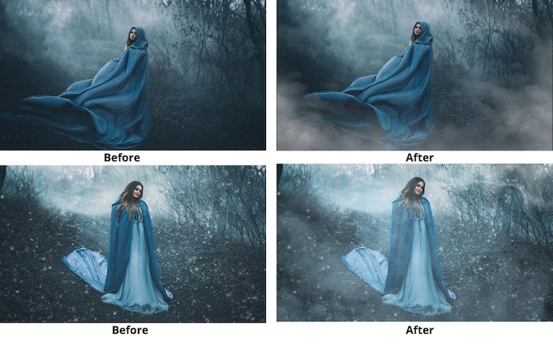 108 Fog and Smoke Overlays, Mist Textures for Photoshop, 36 FREE Red ...