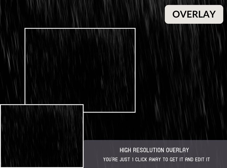Photography Rain Photoshop Overlays, Drizzle Digital Textures for Photo ...
