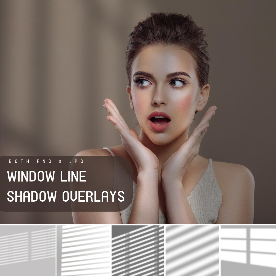 Window Shadow Overlays, Blinds Reflections, Light Casts Effect, Windows ...