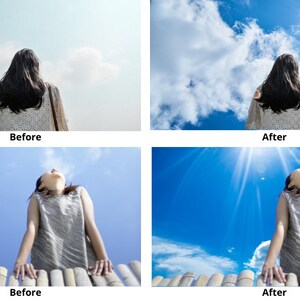 36 Blue Sky Backdrops Sun Sky Backdrops for Photo Editing - Etsy