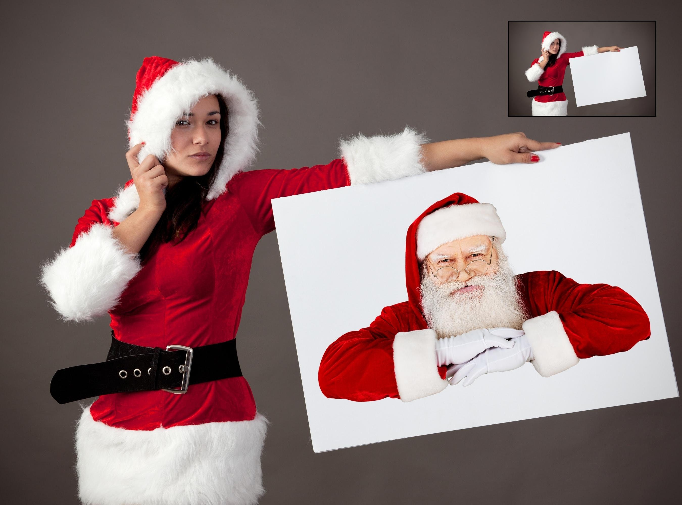 Christmas Santa Overlays Best Mini Pack of Digital Overlay, Photo ...