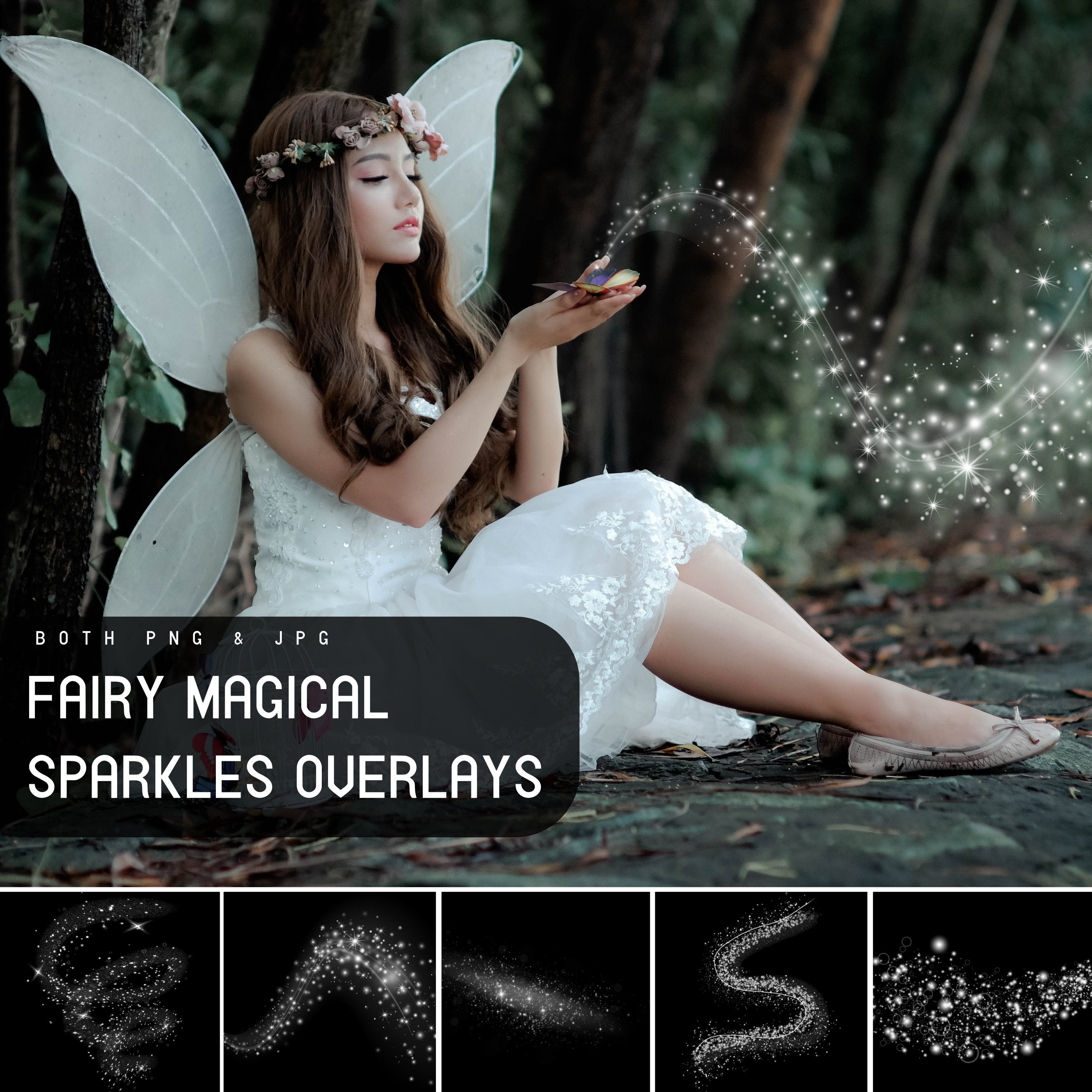 Silver Glitter Photoshop Overlays Glitter Digital Sparkle Gold Bokeh ...