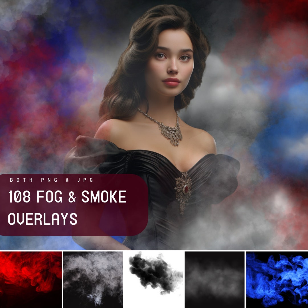 108 Fog and Smoke Overlays, Mist Textures for Photoshop, 36 FREE Red Realistic Foggy Effect for ...