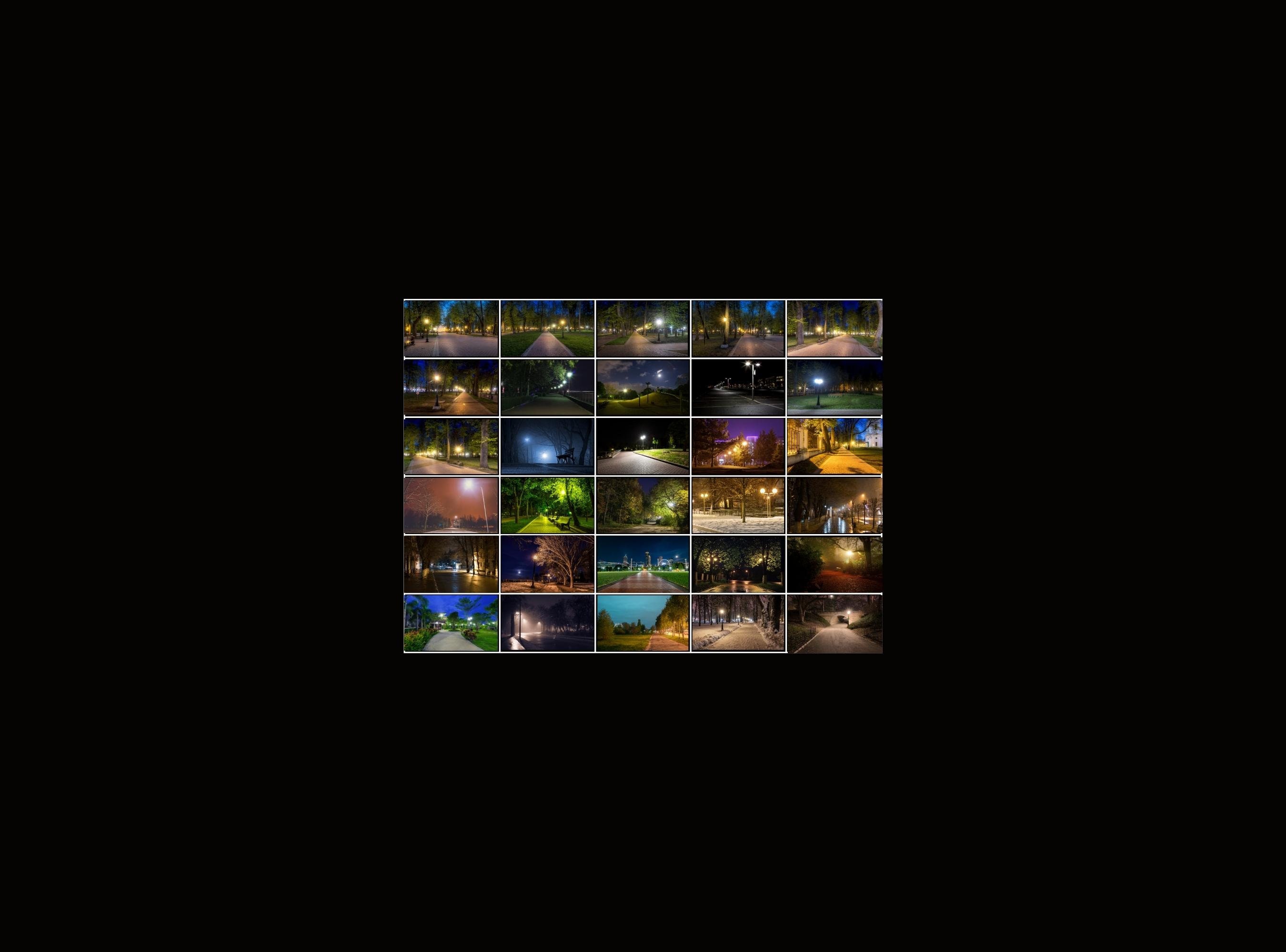 30 Night Park Backdrops, Digital Garden Photo Backgrounds With Green ...