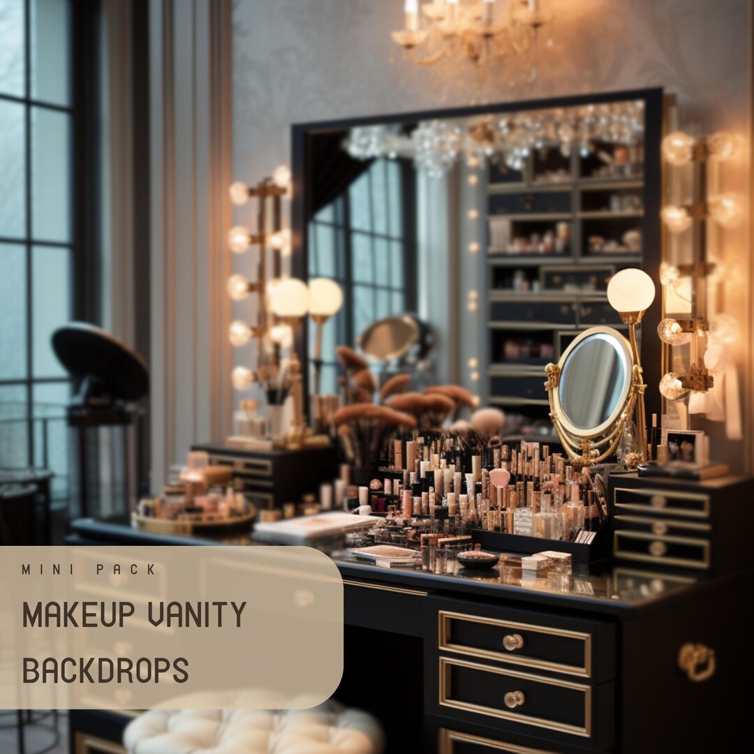 Makeup Vanity Backdrops, Girl/ Baby Makeup, Makeup Photo Small Business ...