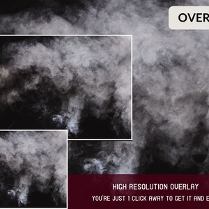 108 Fog and Smoke Overlays, Mist Textures for Photoshop, 36 FREE Red ...