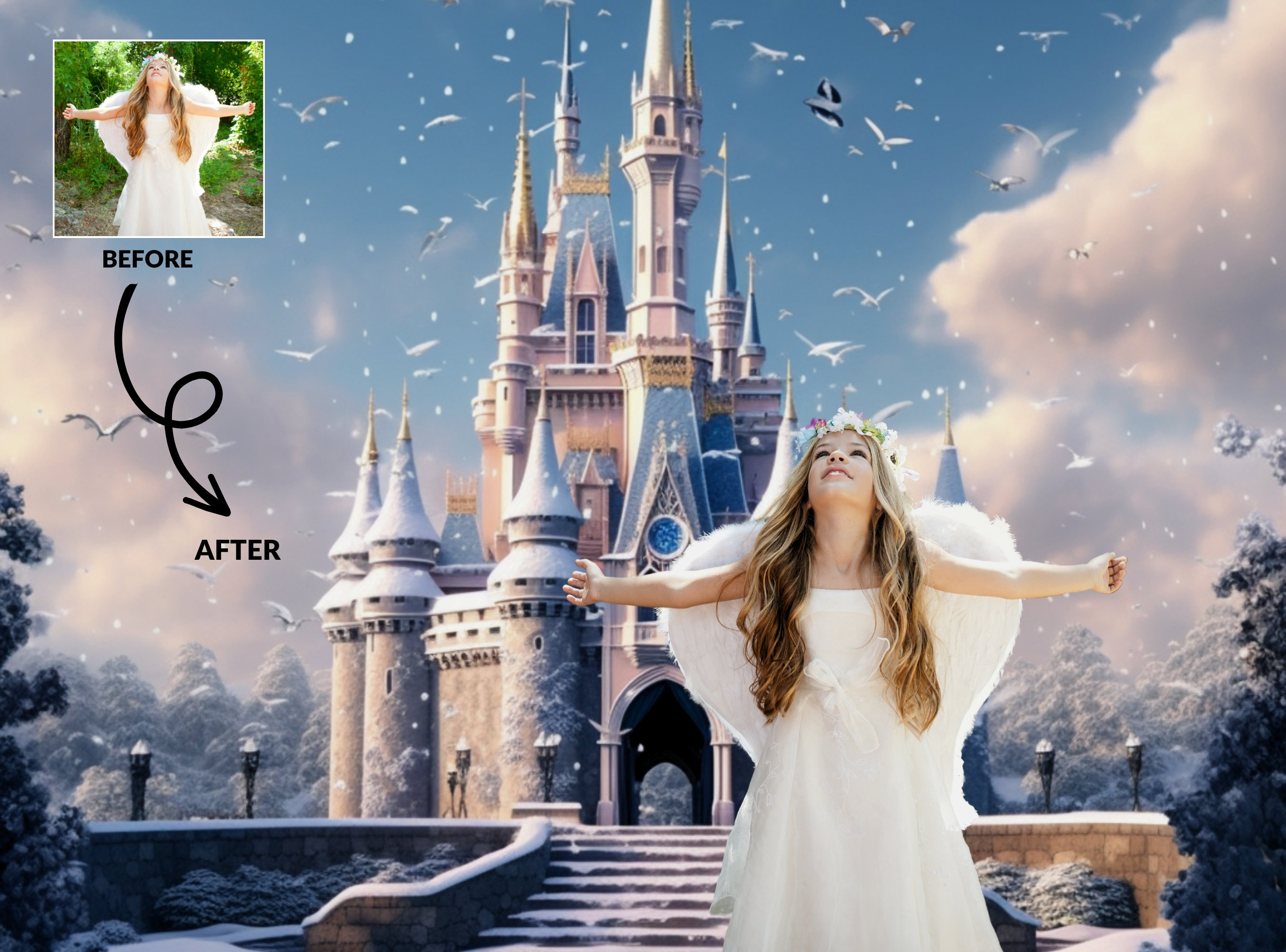 Castle Backdrop, Princess Castle, Fairy Castle, Children Castle, Photo ...