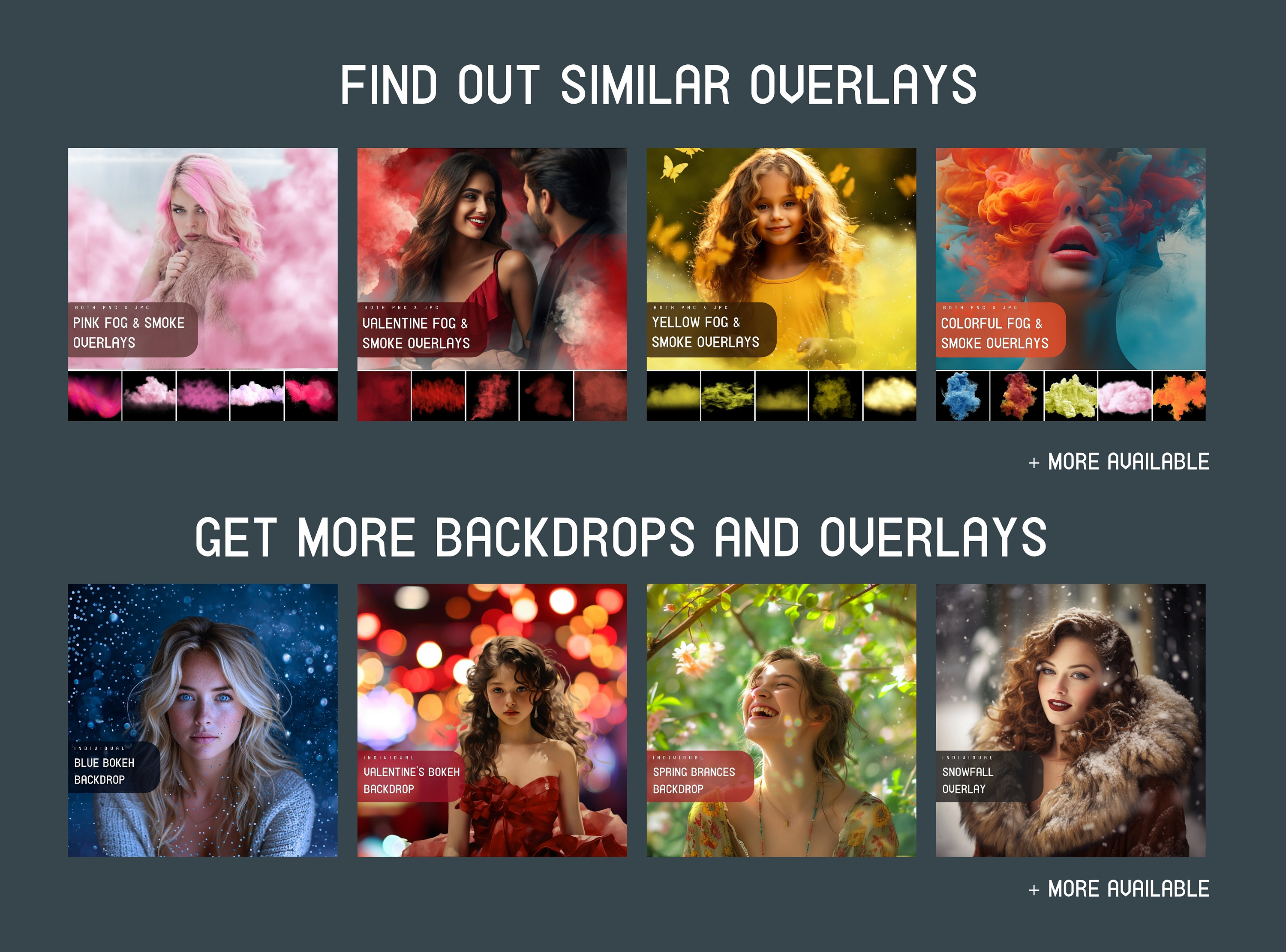 Blue Fog and Smoke Overlays, Mist Textures for Photoshop, Blue Royal ...