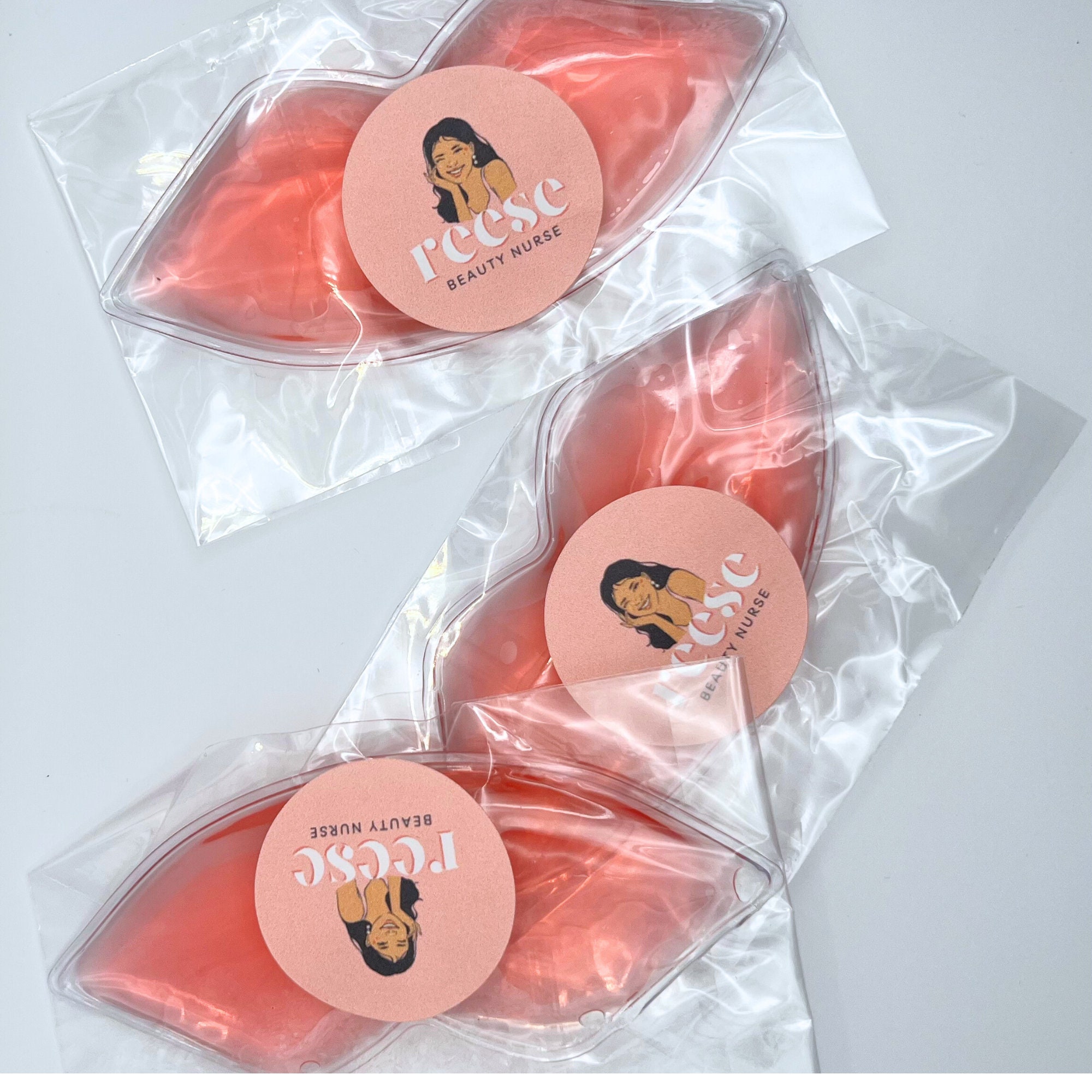 200 Branded Lip Ice Pack Lip Filler Botox Aftercare Post Treatment ...