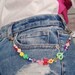 Rainbow Beaded Charm Chain for Pants Belt Loops - Etsy