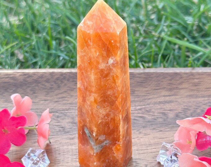 Sunstone Tower/sunstone Crystal Tower/polished Sunstone Tower/natural ...