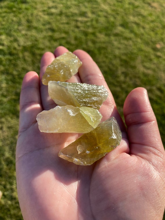 Raw Green Calcite/natural Green Calcite/raw Green Calcite - Etsy