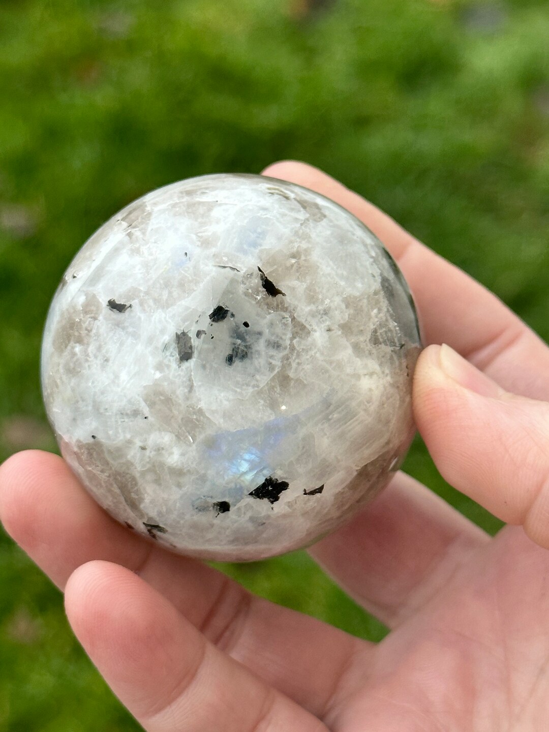 Rainbow Moonstone Sphere/polished Rainbow Moonstone Sphere/natural ...
