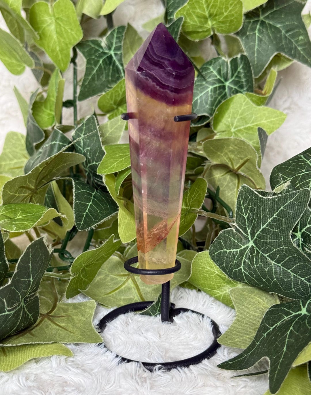 Fluorite Scepter/purple Fluorite/polished Fluorite Scepter/natural ...