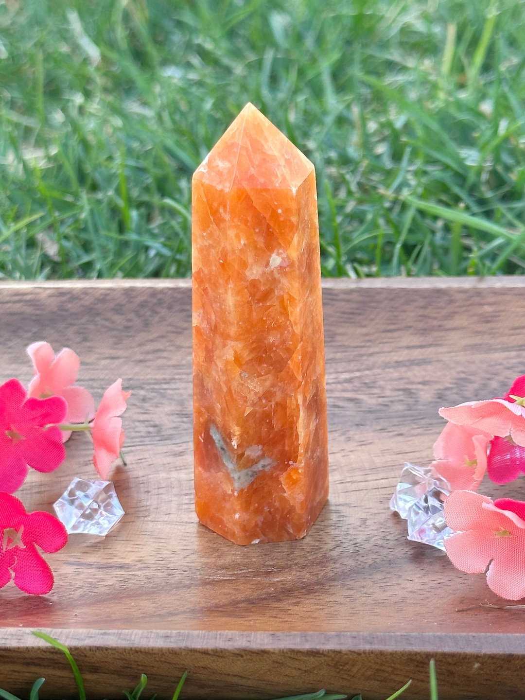 Sunstone Tower/sunstone Crystal Tower/polished Sunstone Tower/natural ...