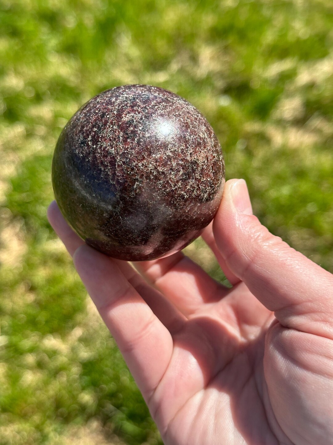 Strawberry Quartz Sphere/natural Strawberry Quartz/polished Strawberry ...