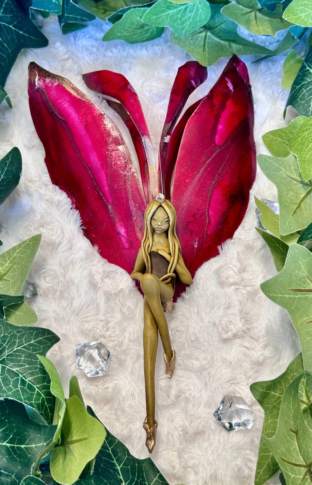 Hanging Fairy/decorative Hanging Clay Fairy/fairy From Brazil/fairy ...