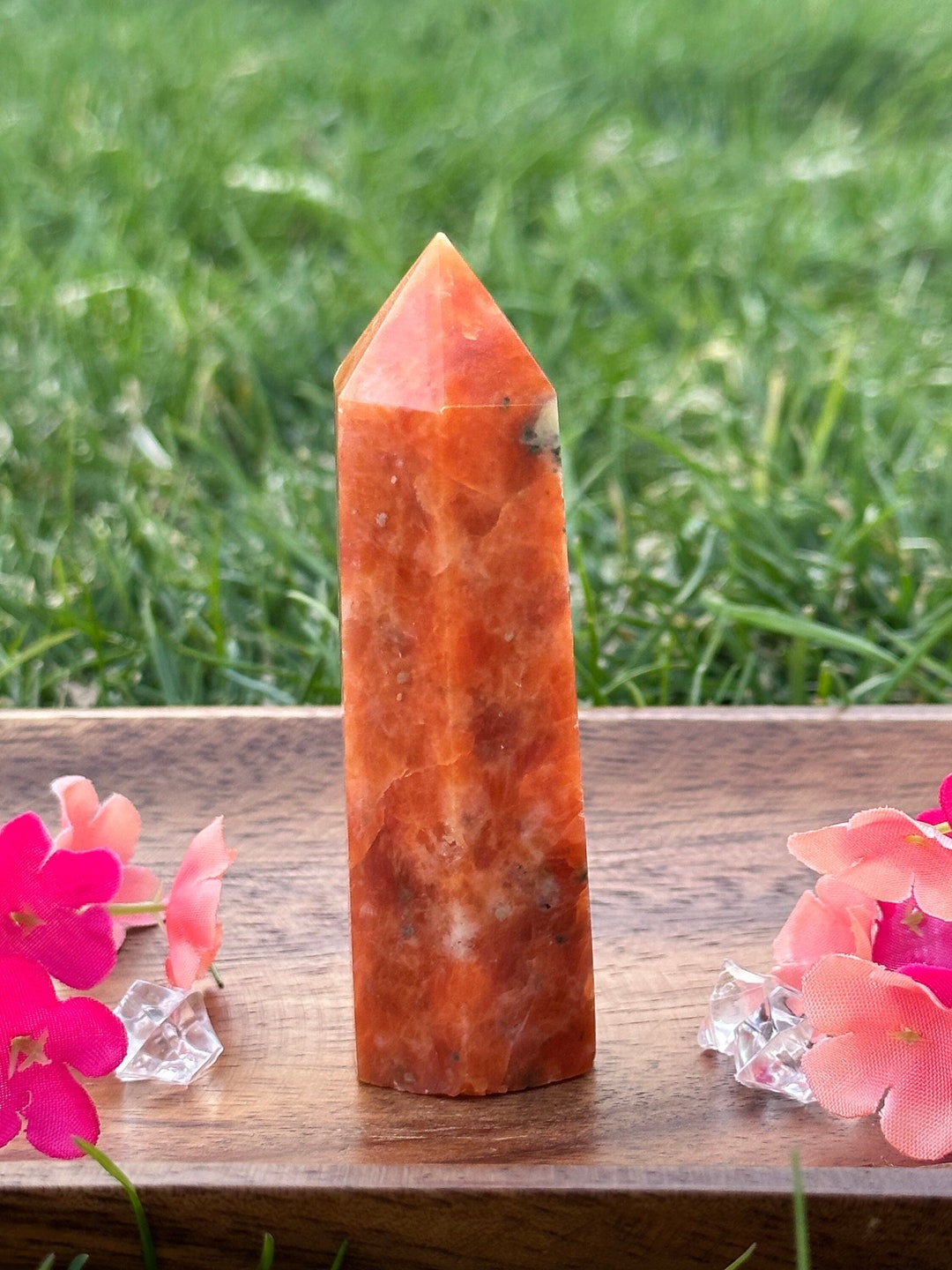 Sunstone Tower/sunstone Crystal Tower/polished Sunstone - Etsy