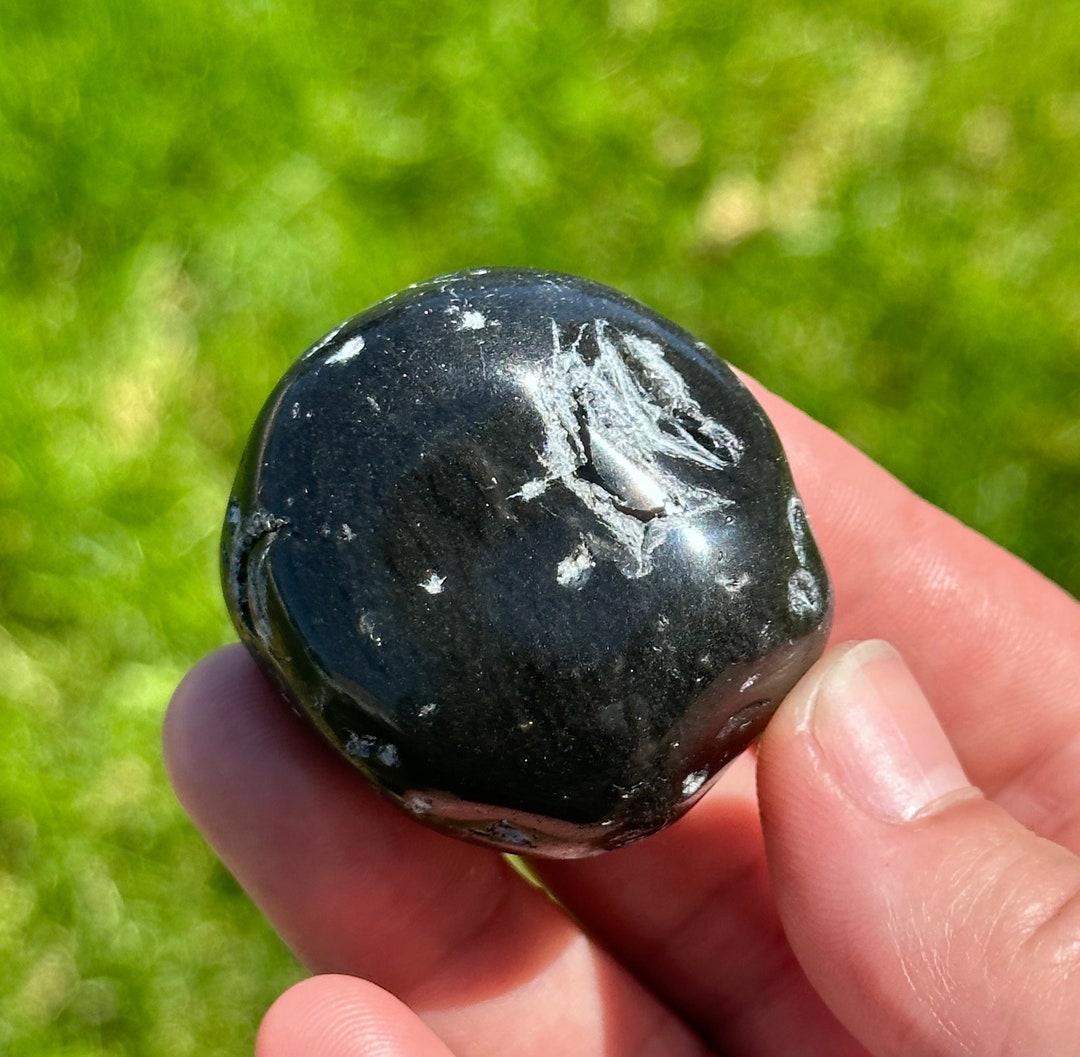 Apache Tear Obsidian Tumbled Stone/natural Apache Tear Obsidian ...