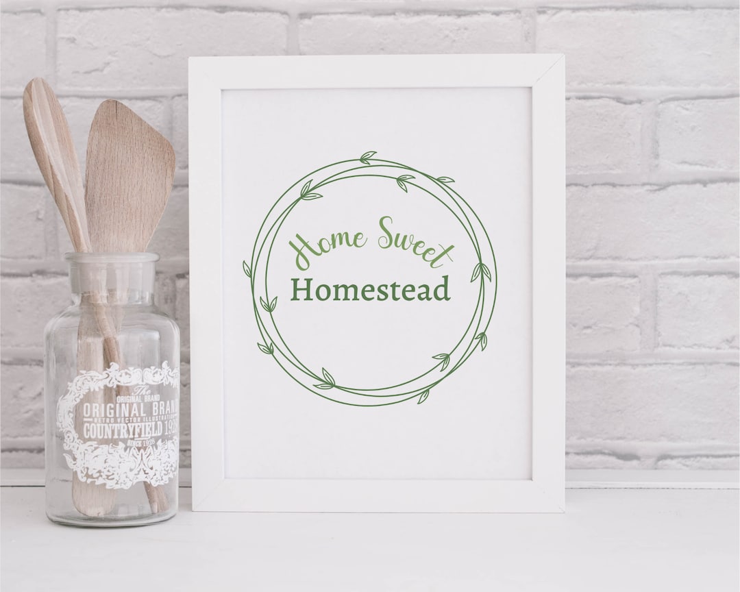 Homestead Wall Art, Farmhouse Wall Art, Homestead Decor, Home Decor ...