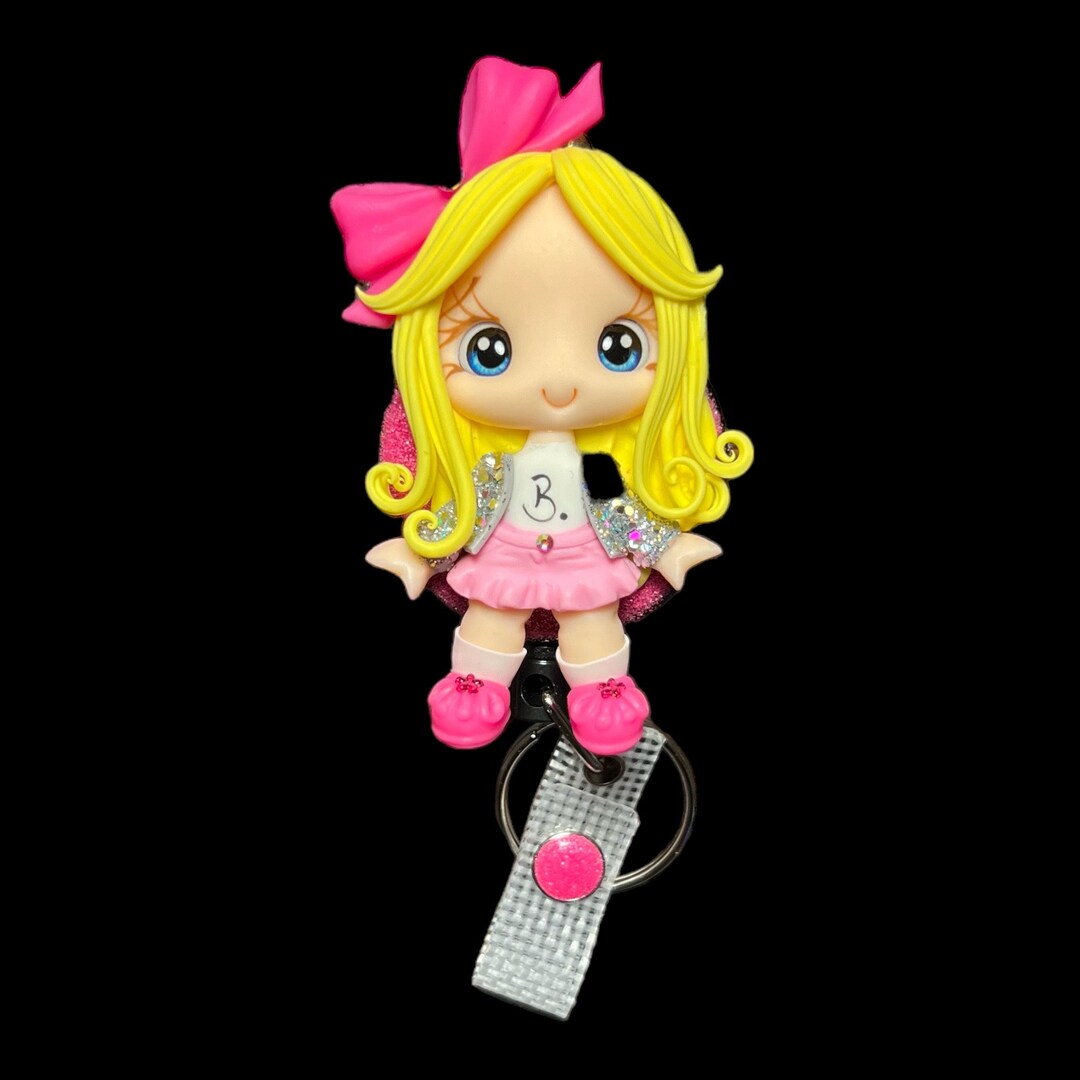 Barbie Retractable ID Badge Reel, Nurse Badge Reel, Teacher Badge Reel ...