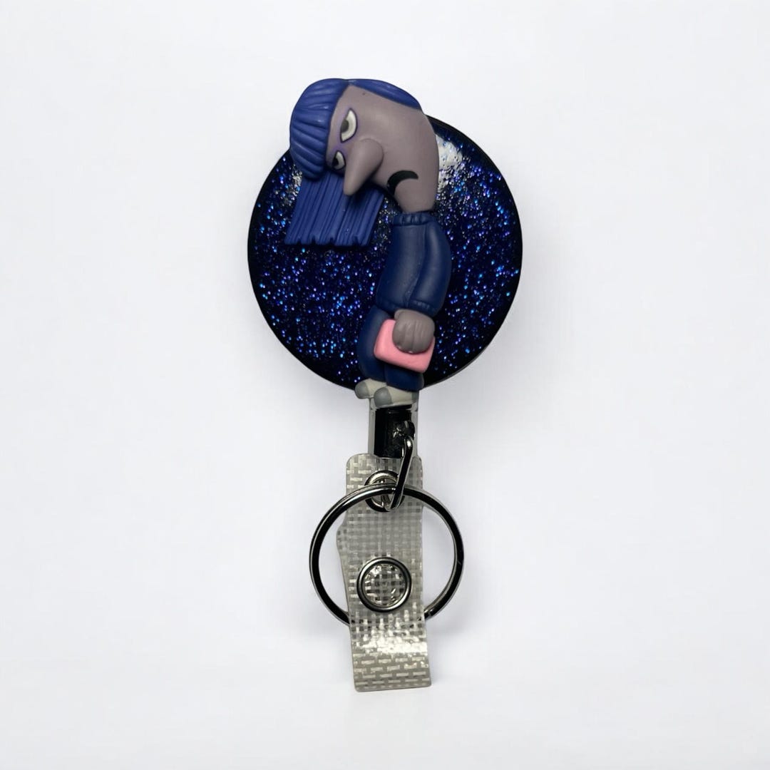 Inside Out Ennui Inspired Retractable Badge Reel, Feelings Badge Reel ...