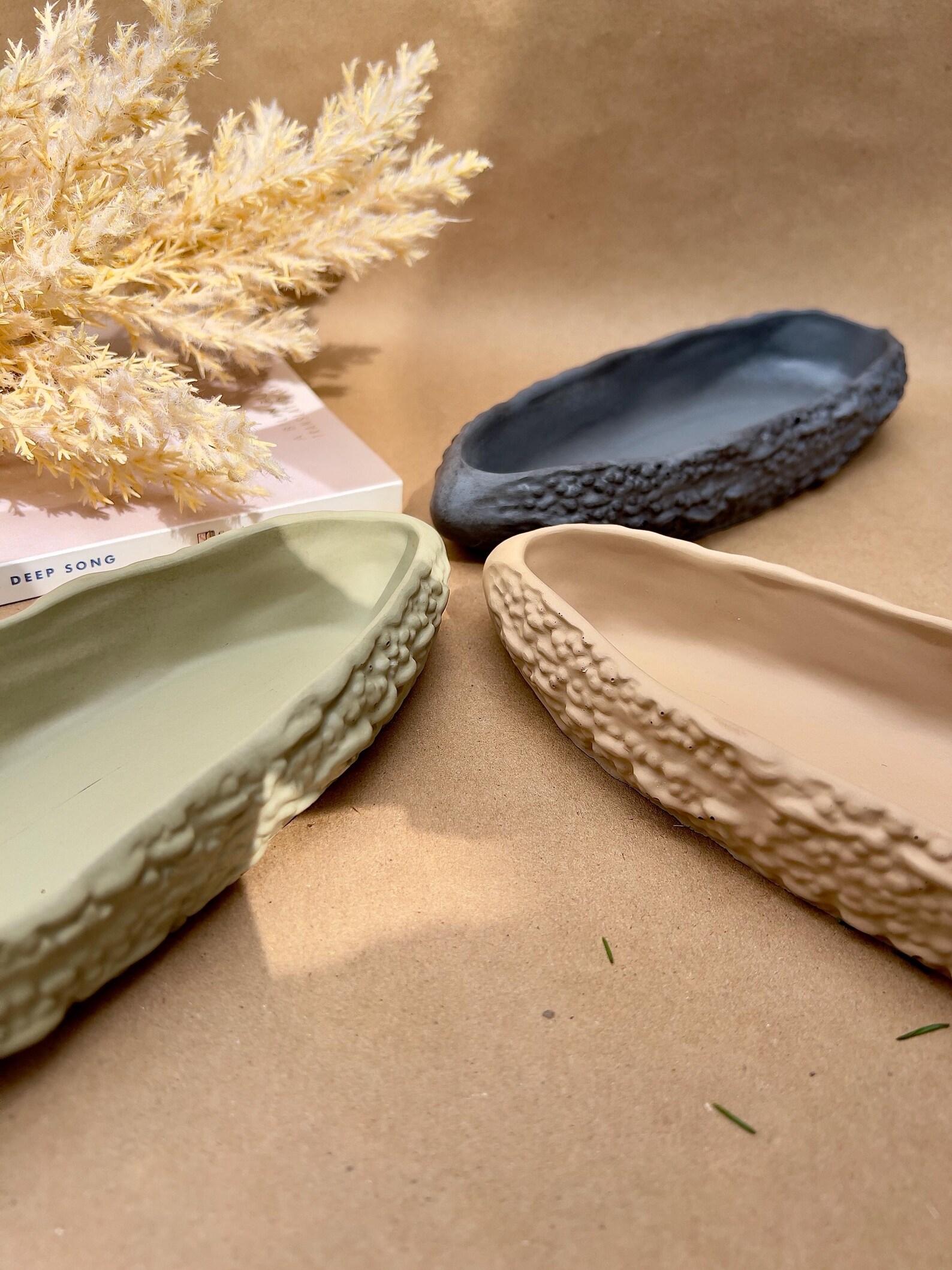 Thanksgiving Gourd Concrete Cement Dish | Table Decor | Jewelry Trinket ...