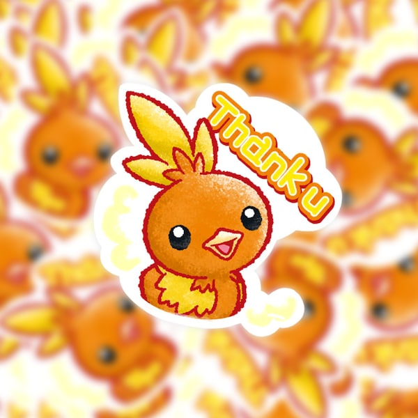 Torchic Stickers - Etsy