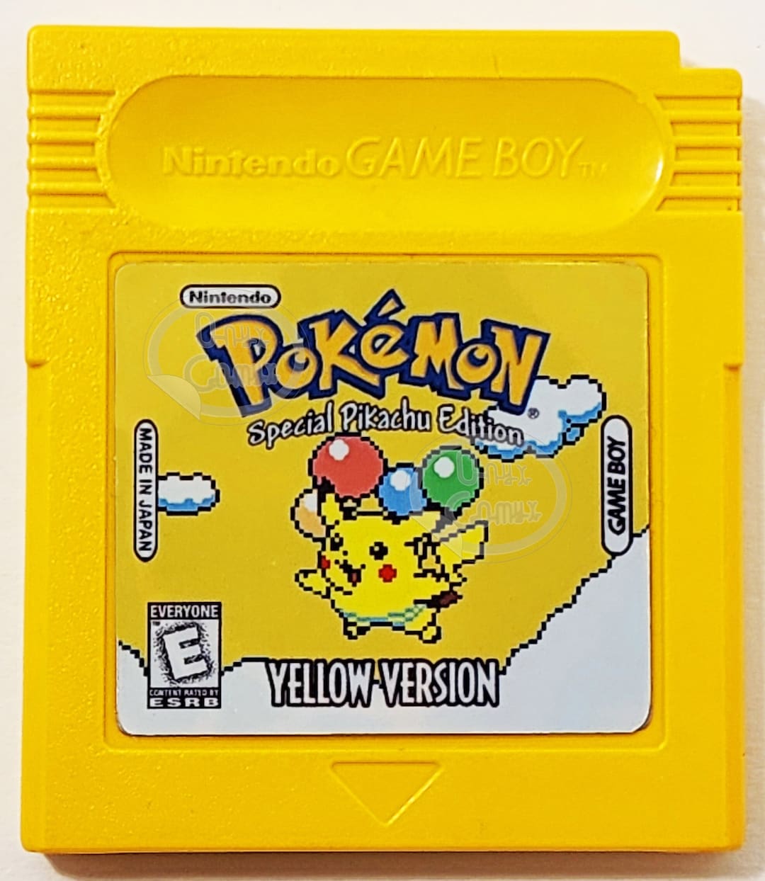Pokemon Yellow (flying Pikachu) Replacement Cartridge Label Holographic ...