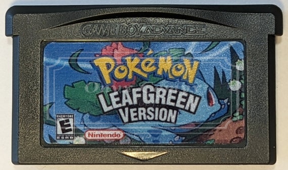Pokemon Leaf Green Cartridge