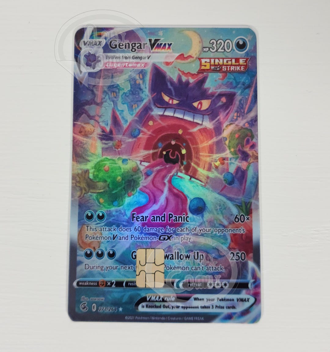 Pokemon Gengar VMAX Credit/debit Card Skin - Etsy UK