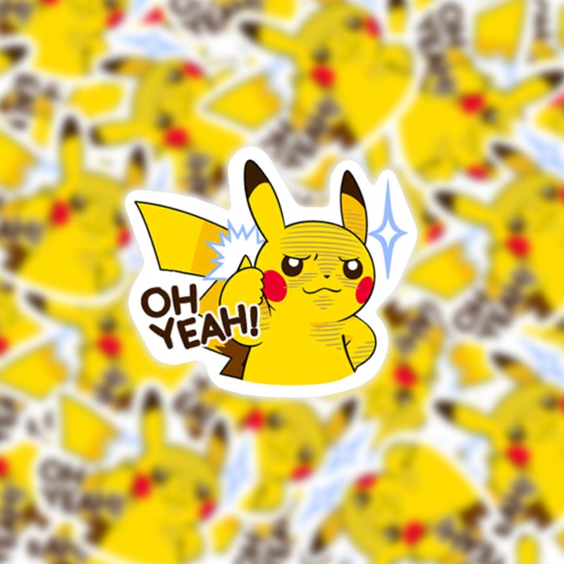 Pikachu Sticker - Etsy