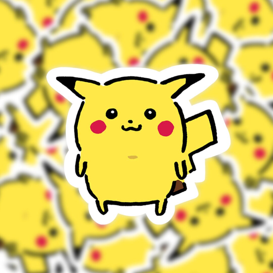 19 Pikachu Chonk Pokemon GO Gift Sticker 2-pack. - Etsy