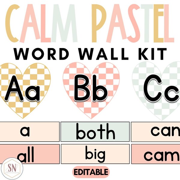 Word Wall - Etsy