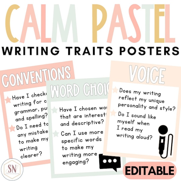 Writing Posters - Etsy