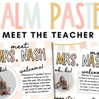 Meet the Teacher Template, Newsletter, Open House, Back to School ...