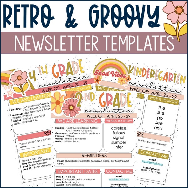Newsletter Template - Etsy