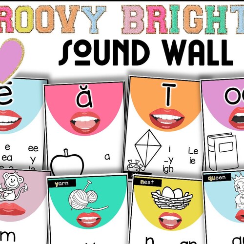 Groovy Classroom Decor Sound Wall - Etsy