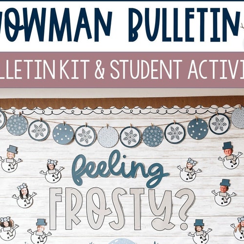 Holiday Bulletin Board Kit or Classroom Winter Decor Easy - Etsy