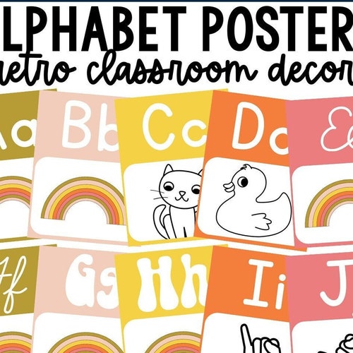 Retro Classroom Decor Birthday Display - Etsy