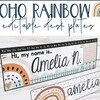 Boho Rainbow Class Birthday Display - Etsy