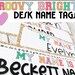 Groovy Classroom Decor Desk Name Plates - Etsy