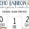 Boho Rainbow Voice Level Chart - Etsy
