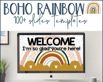 Back to School Slideshow Set Slideshow Template Boho Slideshow Template ...