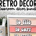 Retro Classroom Decor Multiples Posters - Etsy
