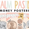 Money Posters for Classroom, American Currency Posters Display for ...