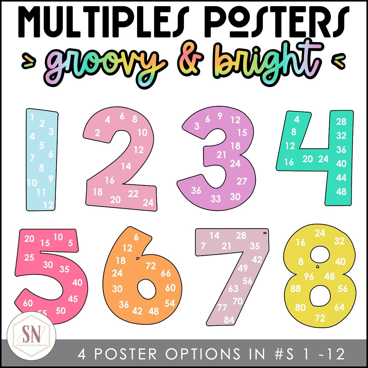 Groovy Classroom Decor | Multiples Posters - Etsy