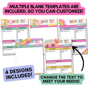 Groovy & Retro Classroom Newsletter Template | Classroom Newsletters - Etsy