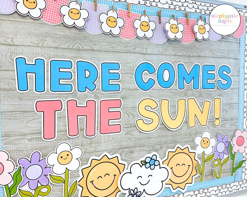 Spring Bulletin Boards, April Bulletin Display for the Classroom, Here ...
